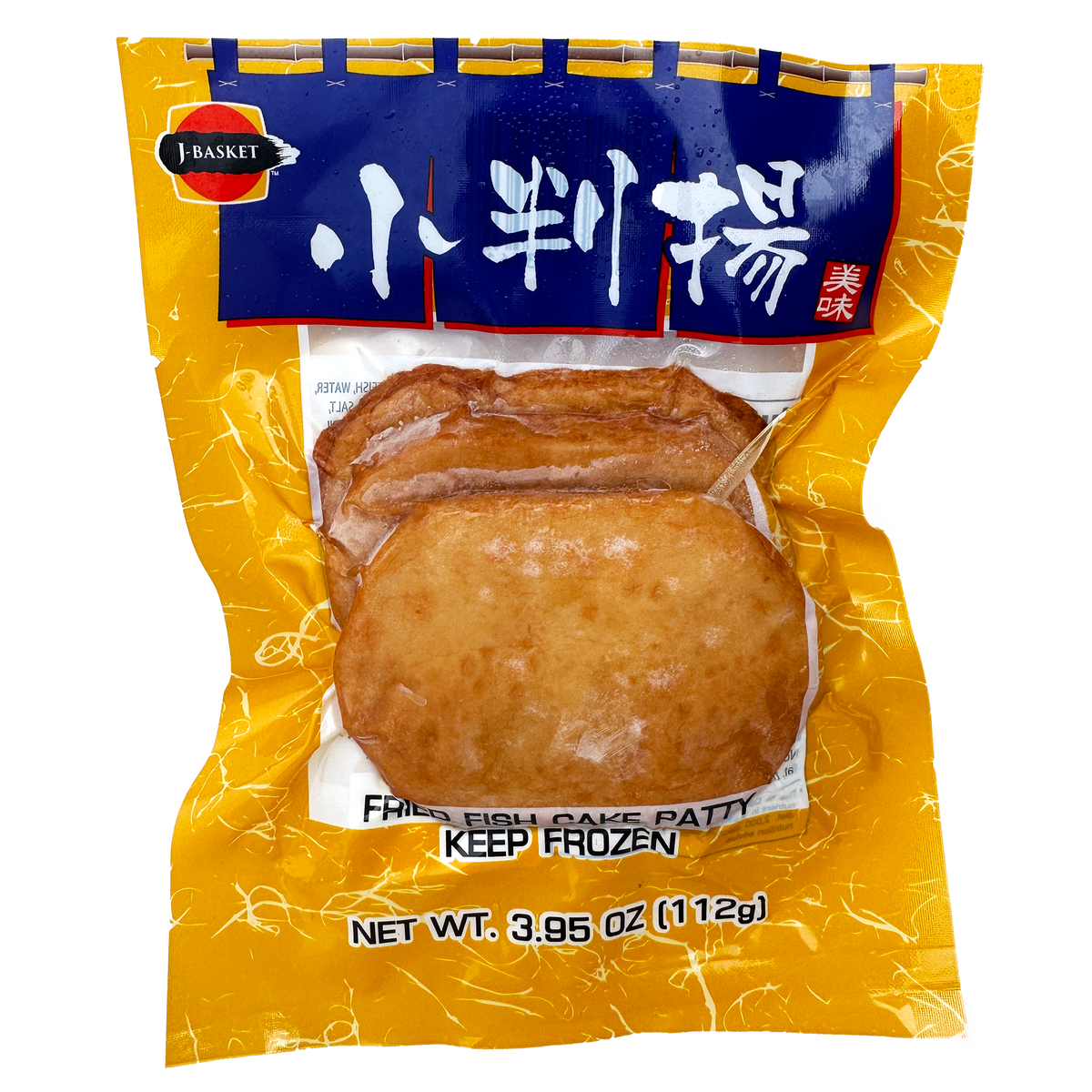 J-Basket Fried Fish Cake Patty (Koban Age) - 3.95 oz – Asian Veggies