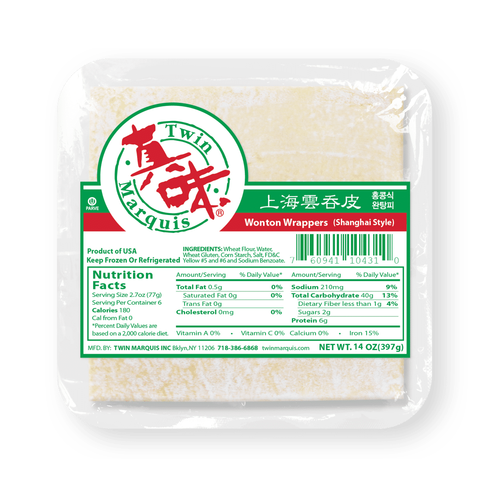 Twin Marquis Wrappers – Asian Veggies