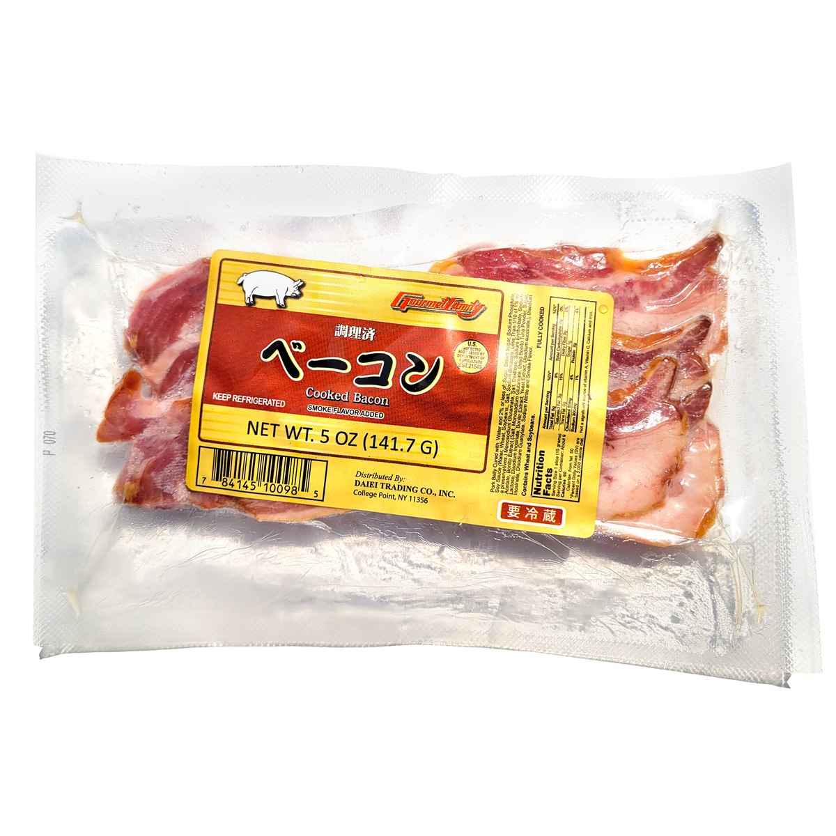 GF Cooked Bacon - 5 oz – Asian Veggies