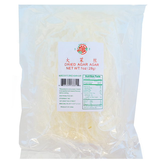 Peony Mark Dried Agar Agar - 1 oz – Asian Veggies