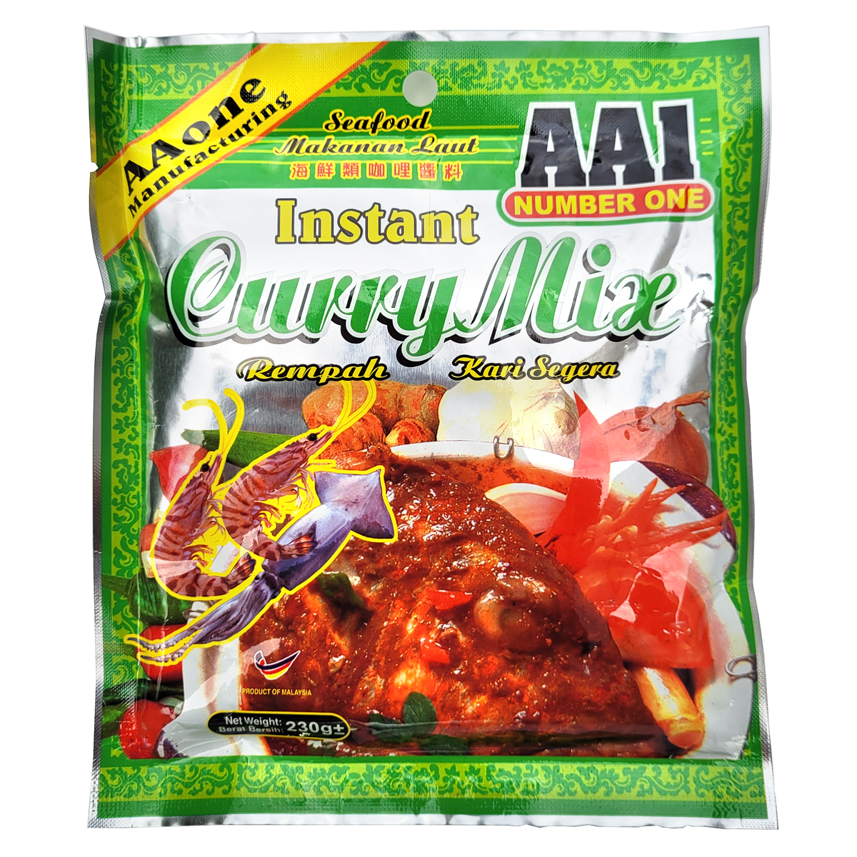 AA1 Makanan Laut Seafood Instant Curry Mix - 8.11 oz – Asian Veggies