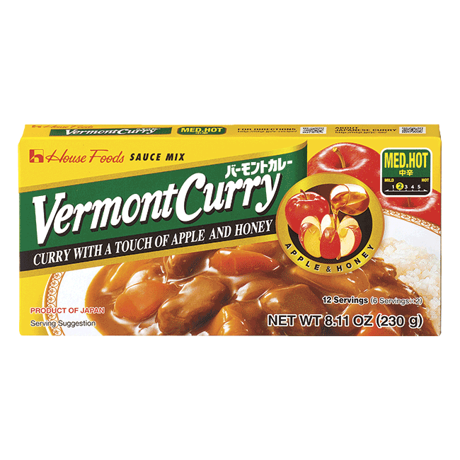 House Foods Vermont Curry Sauce Mix - 8.11 oz – Asian Veggies