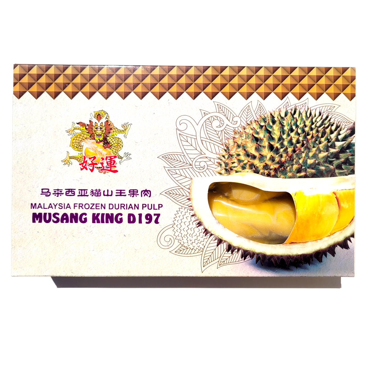Malaysia King of Fruit Musang King D197 Durian Meat - 400 g – Asian Veggies