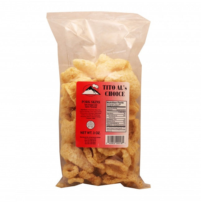 Tito Al's Choice Pork Rinds - 3 oz – Asian Veggies